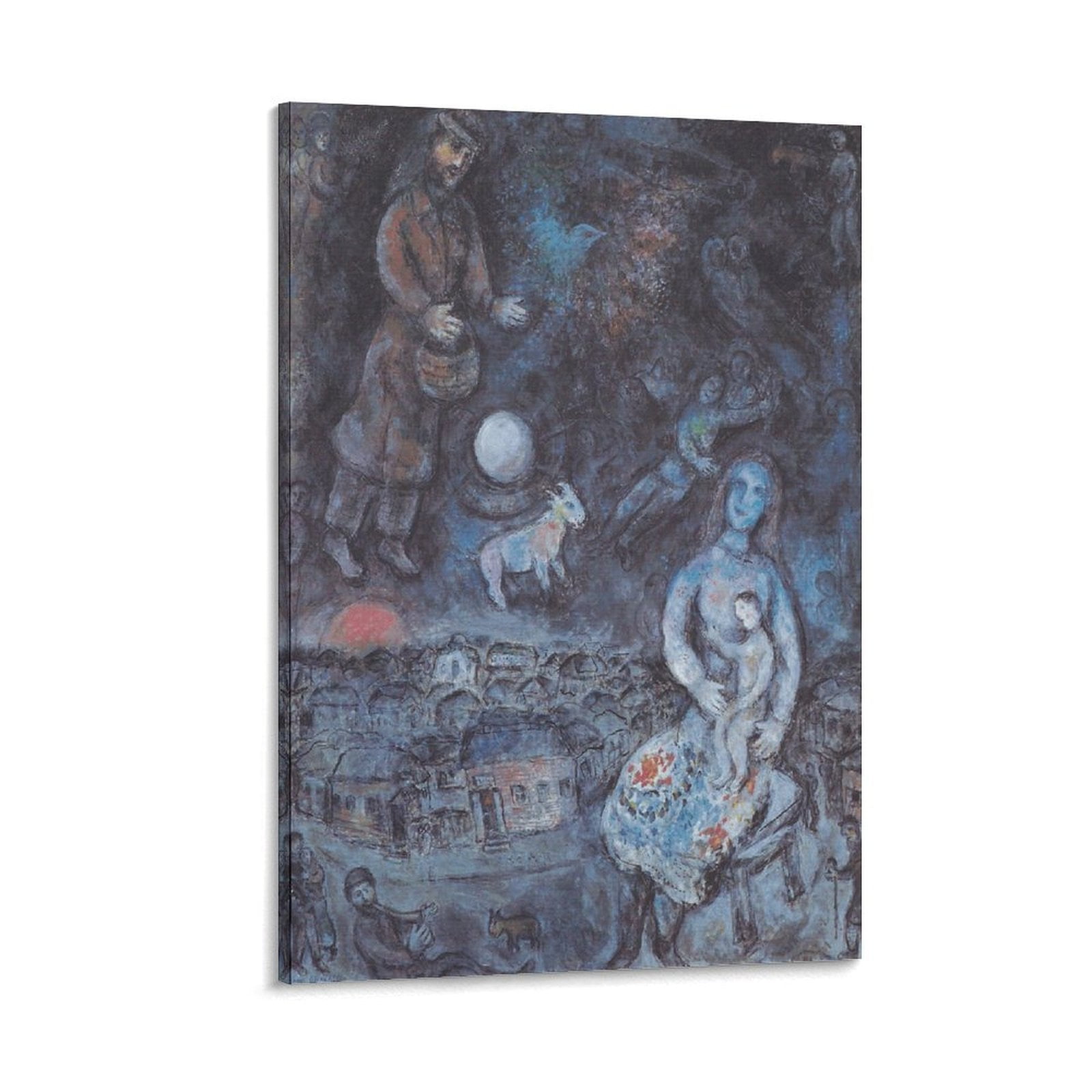 Marc Chagall Art Prints《Holy Family》Classic Vintage Canvas Wall Art ...