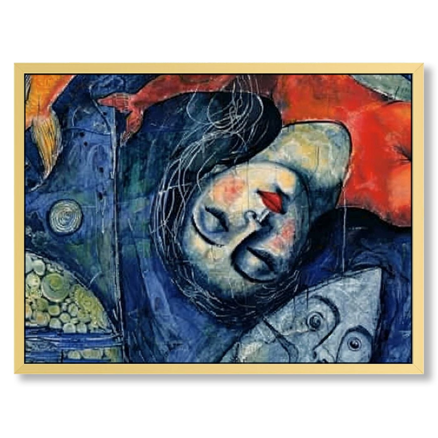 - Marc Chagall, Blue Circus - Poster Print, Famous Paintings Wall Art ...