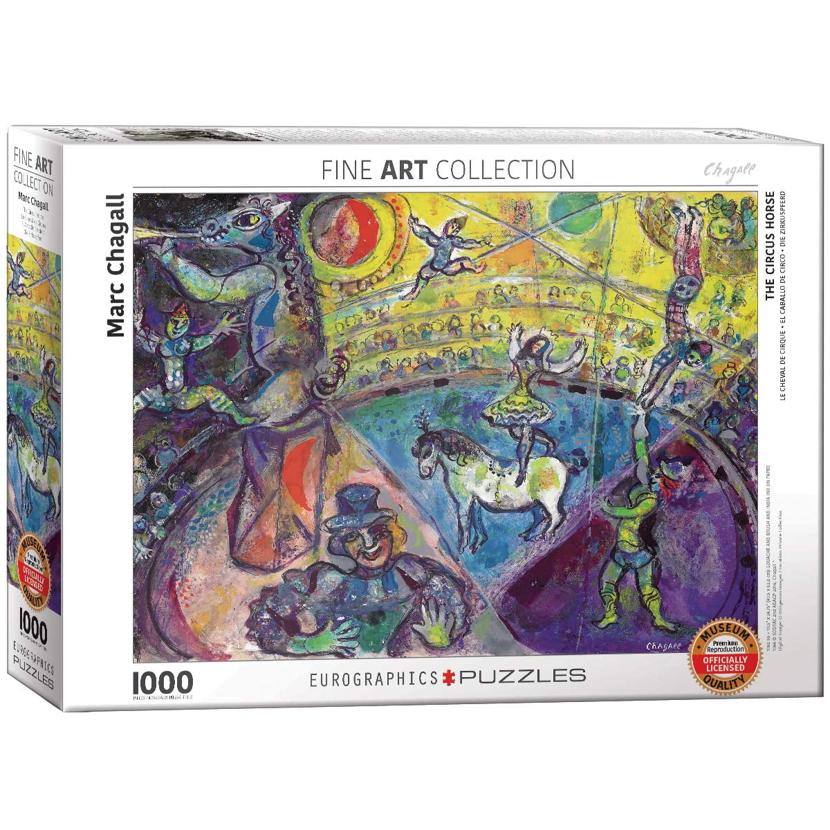 Marc Chagall Le Cheval De Cirque 1000-Piece Puzzle - Walmart.com