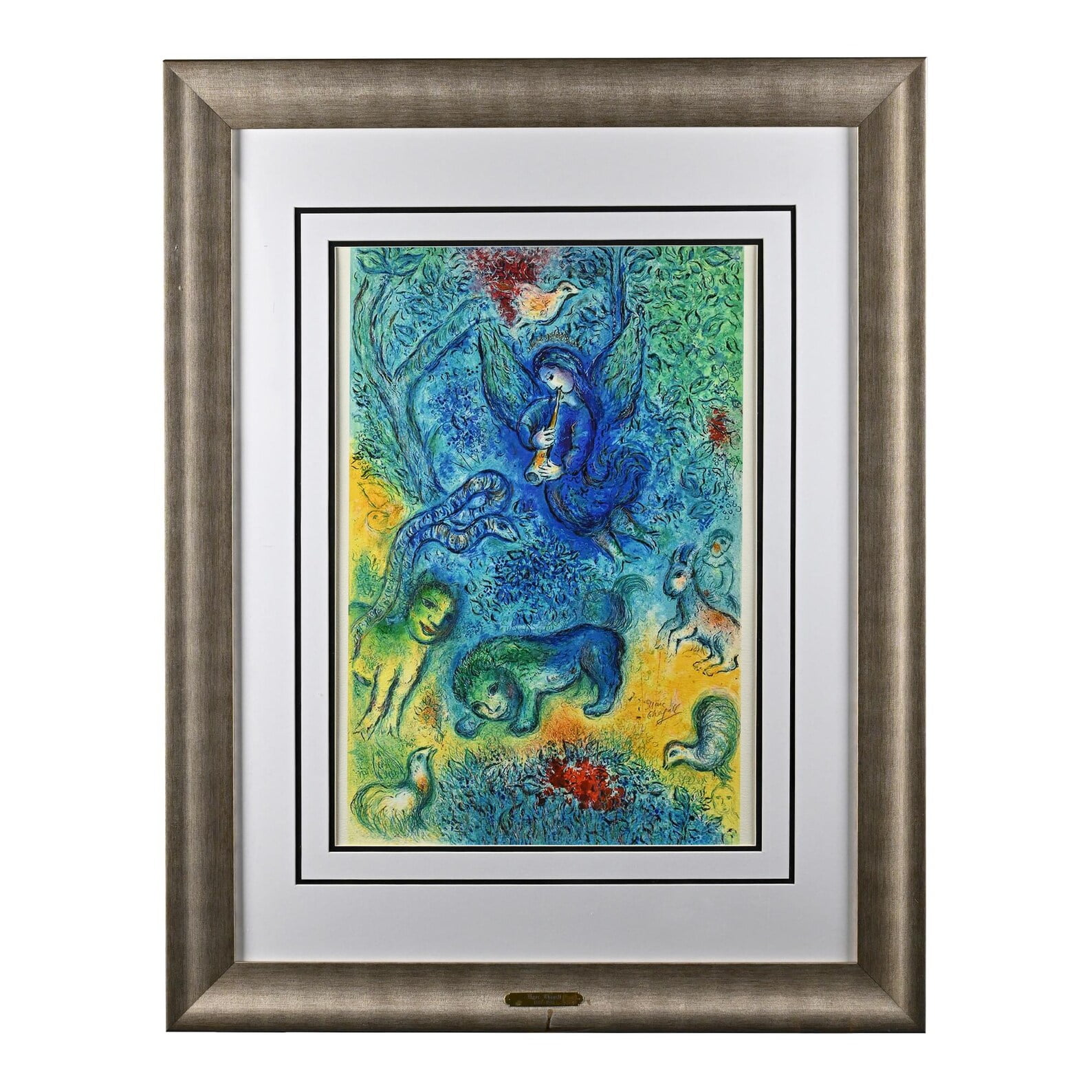 Marc Chagall Magic Flute Gicleé Print | 1967 | Unframed - Walmart.com