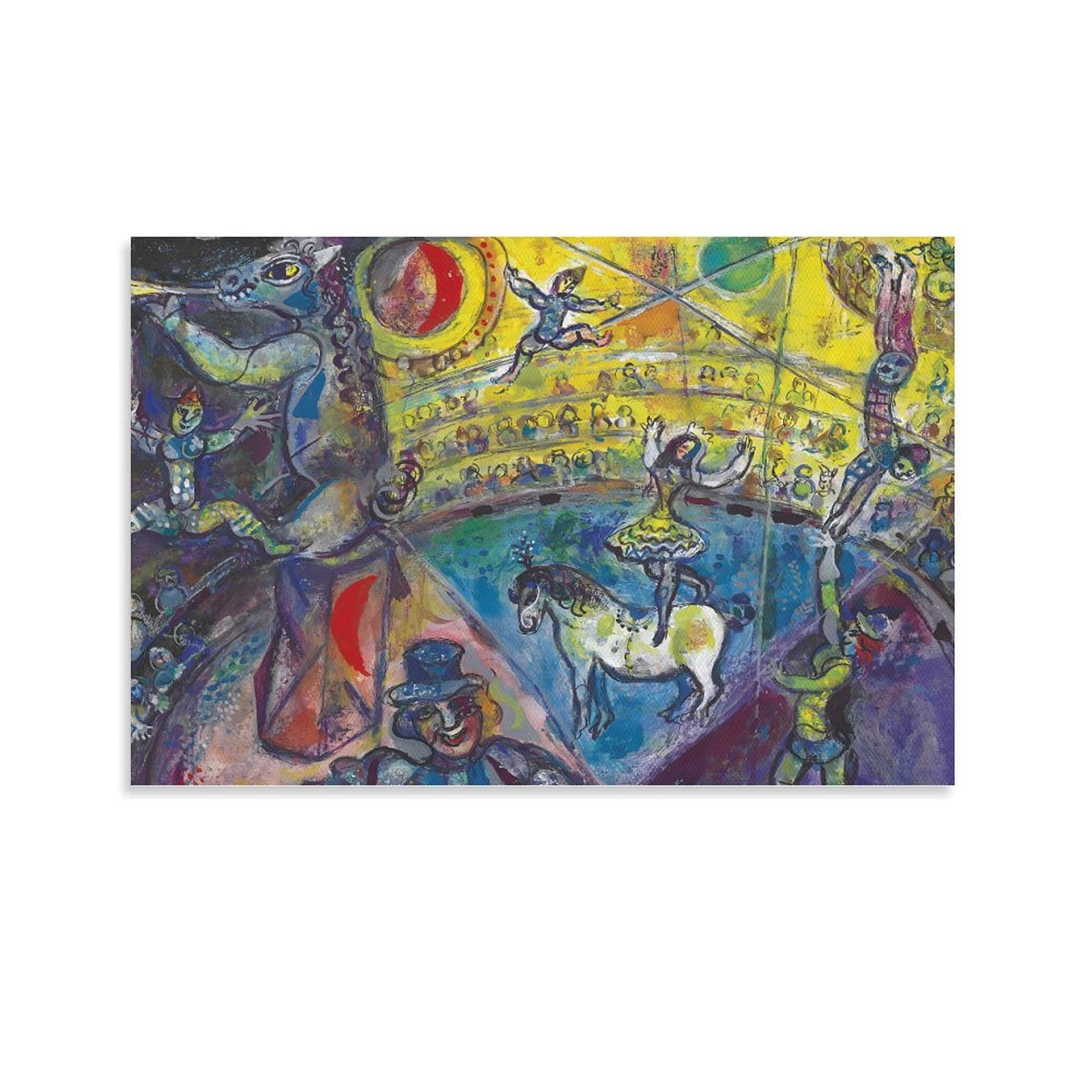 Marc Chagall The Circus Horse Art Prints Poster Picture Print Canvas ...
