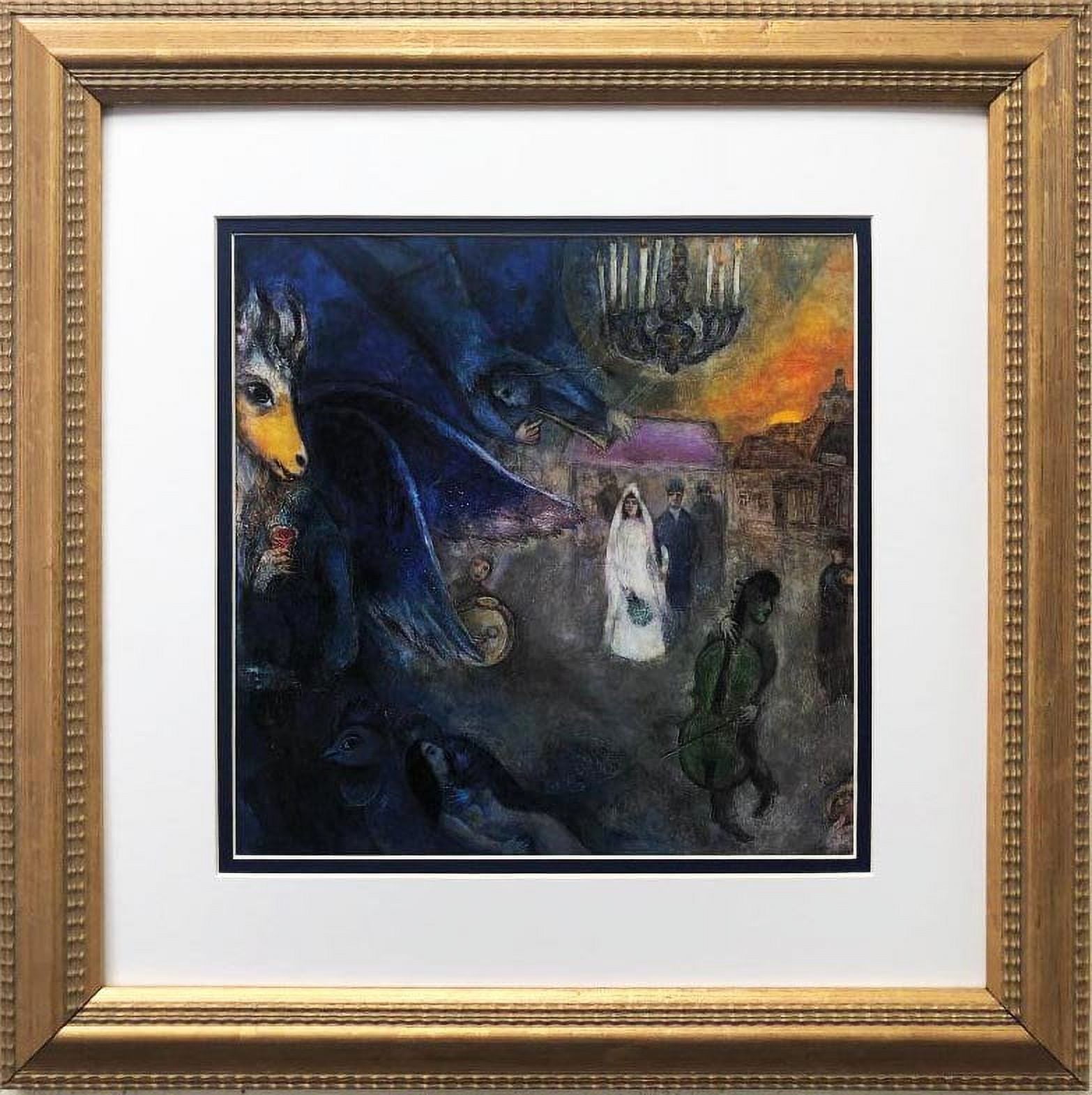 Marc Chagall "The Wedding Candles" New CUSTOM FRAMED Art Rare Poster ...