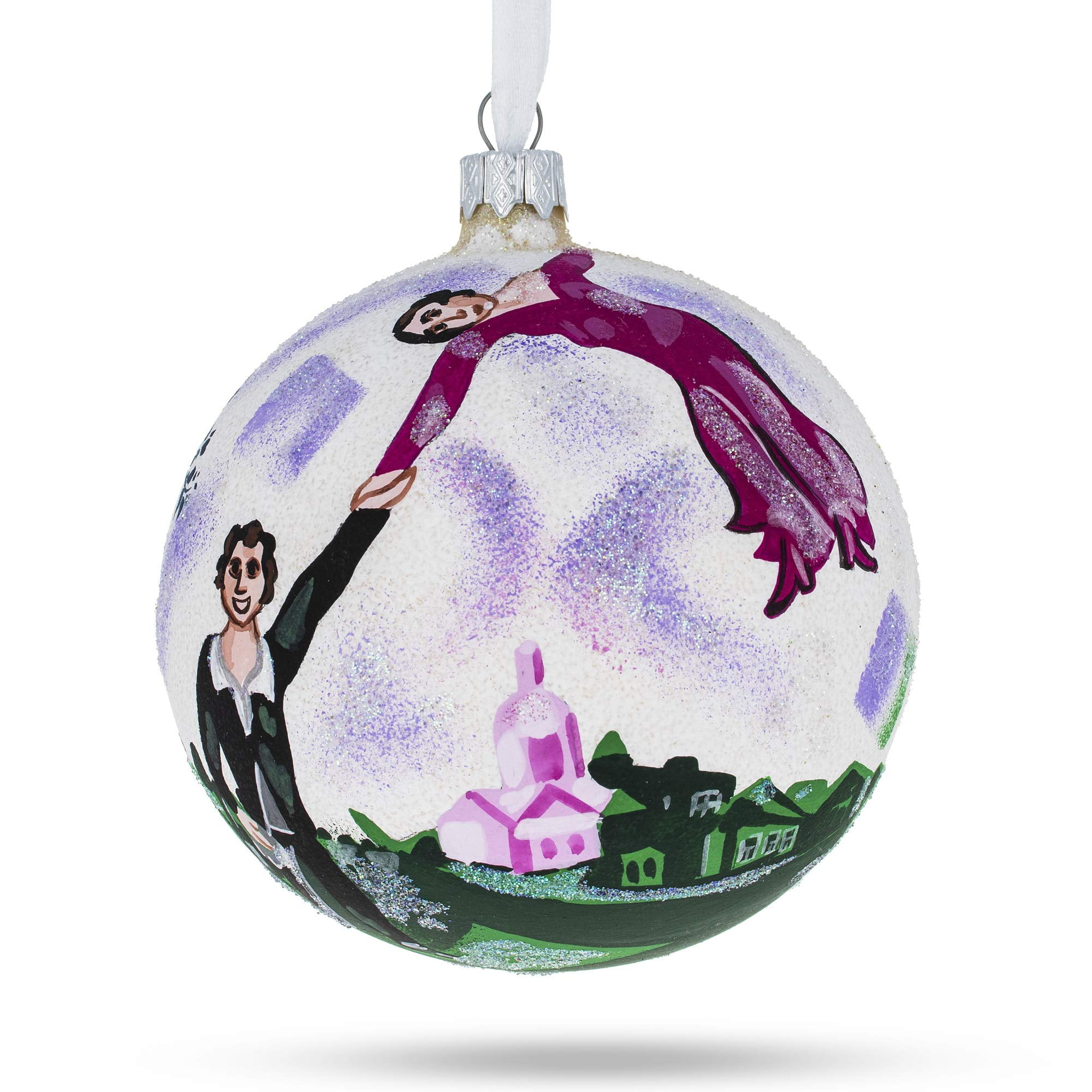 Marc Chagall's 1917 'The Promenade' Masterpiece Glass Ball Christmas ...