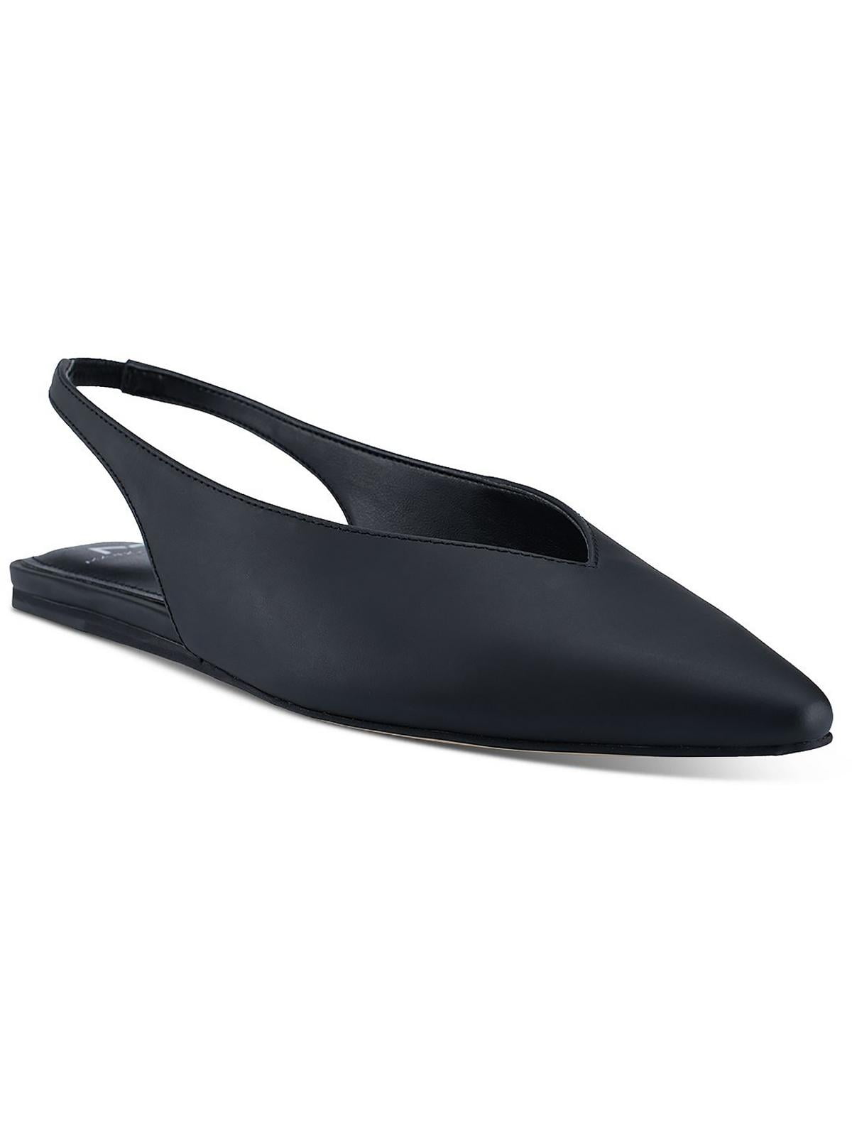 Marc Fisher LTD Womens Graceful Leather Slingback Mules - Walmart.com
