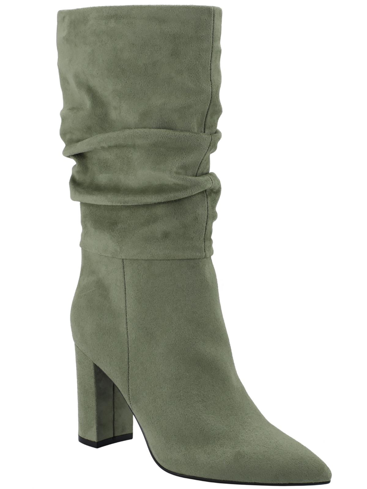 Marc Fisher Womens Galley Faux Suede Slouchy Mid-Calf Boots - Walmart.com