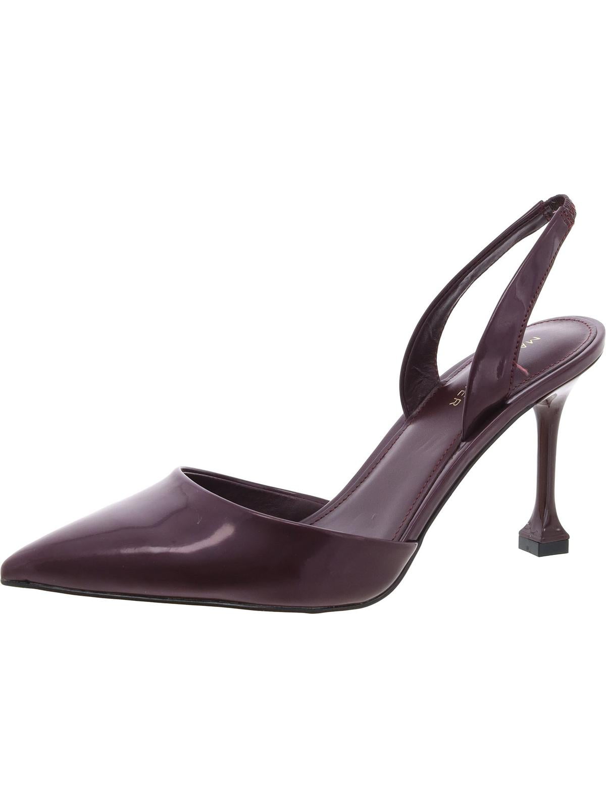 Marc Fisher Womens Hadya Patent Slingback Pumps - Walmart.com