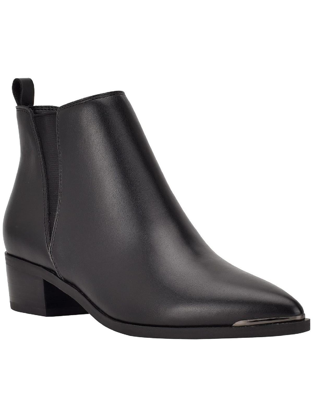 Marc Fisher Womens Mady2 Comfort Insole Faux Leather Ankle Boots ...
