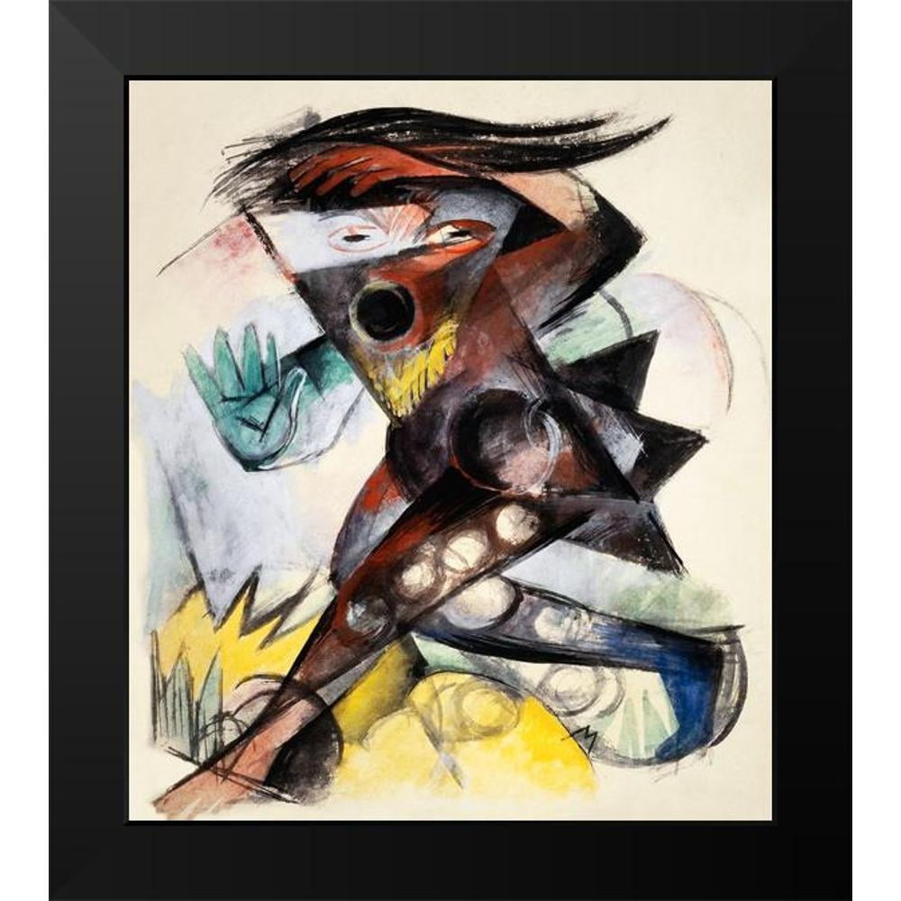 Marc, Franz 12x13 Black Modern Framed Museum Art Print Titled - Caliban ...