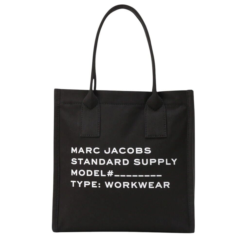 Marc Jacobs Canvas Standard Supply Large Tote Bag Black 4S4HTT001H02 ...