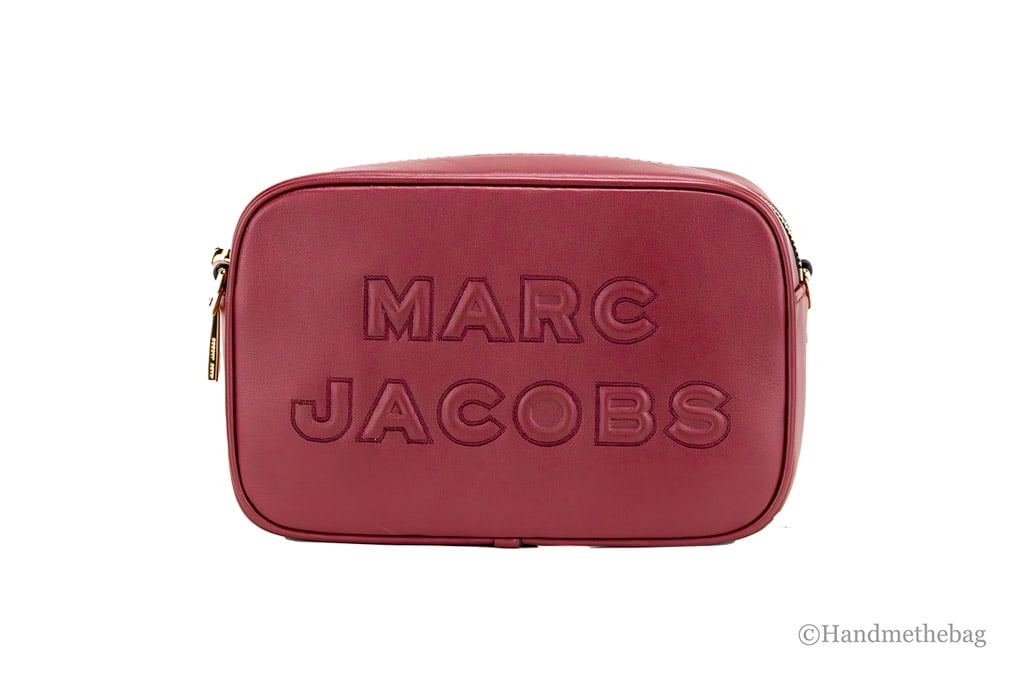 Marc Jacobs Marc Jacobs Flash Pomegranate Smooth Leather Embossed ...