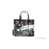 Marc Jacobs Mini Black Multi Splatter Paint Print Nylon Crossbody Tote ...