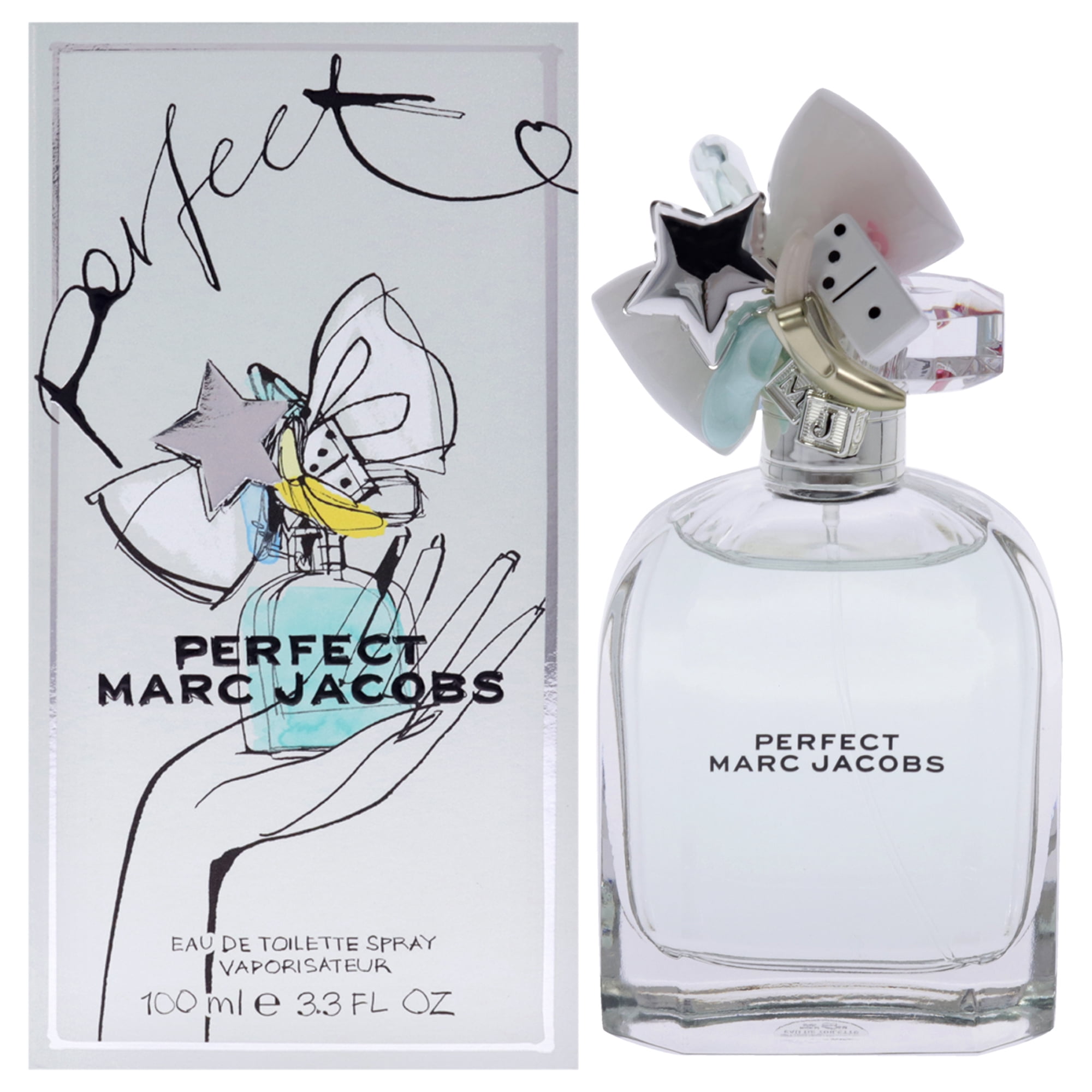 Marc Jacobs Perfect Eau De Toilette Spray, Perfume for Women, 3.3 oz ...