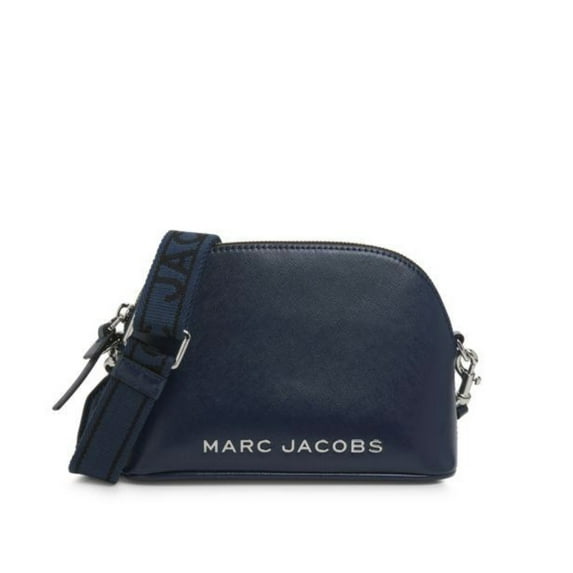 Marc Jacobs Small Dome Leather Crossbody Bag In Azure Blue - Walmart.com
