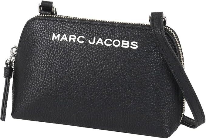 Marc Jacobs Small Leather Crossbody Bag in Black 4F4SMN001S01 - Walmart.com