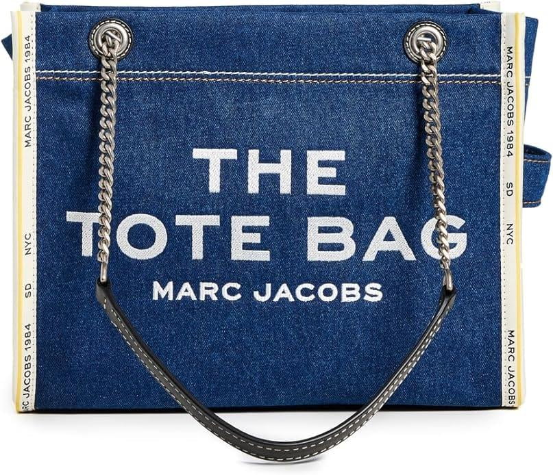 Marc Jacobs The Denim Chain Medium Tote Bag - Dark Wash - Walmart.com