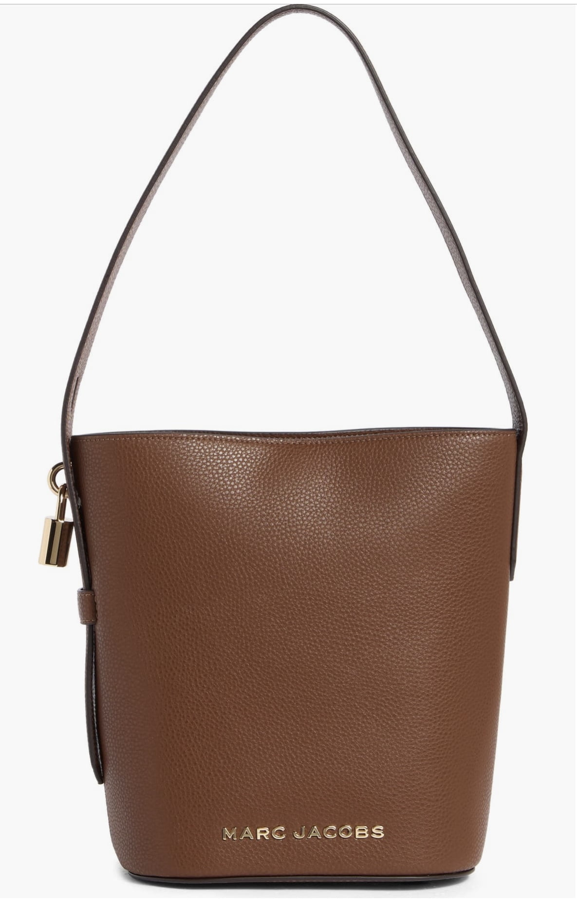 Marc Jacobs The Drifter Leather Bucket Bag Crossbody Cognac - Walmart.com