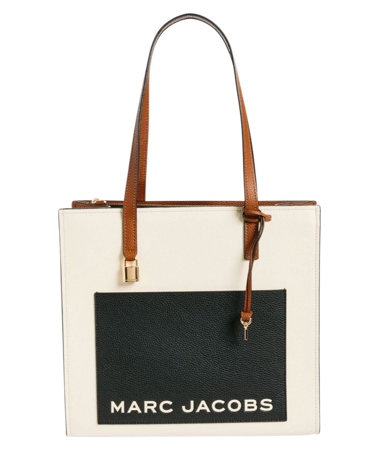 Marc Jacobs The Grind Tote Marshmallow Large Tote Bag 4R4HTT033H01 $450 ...