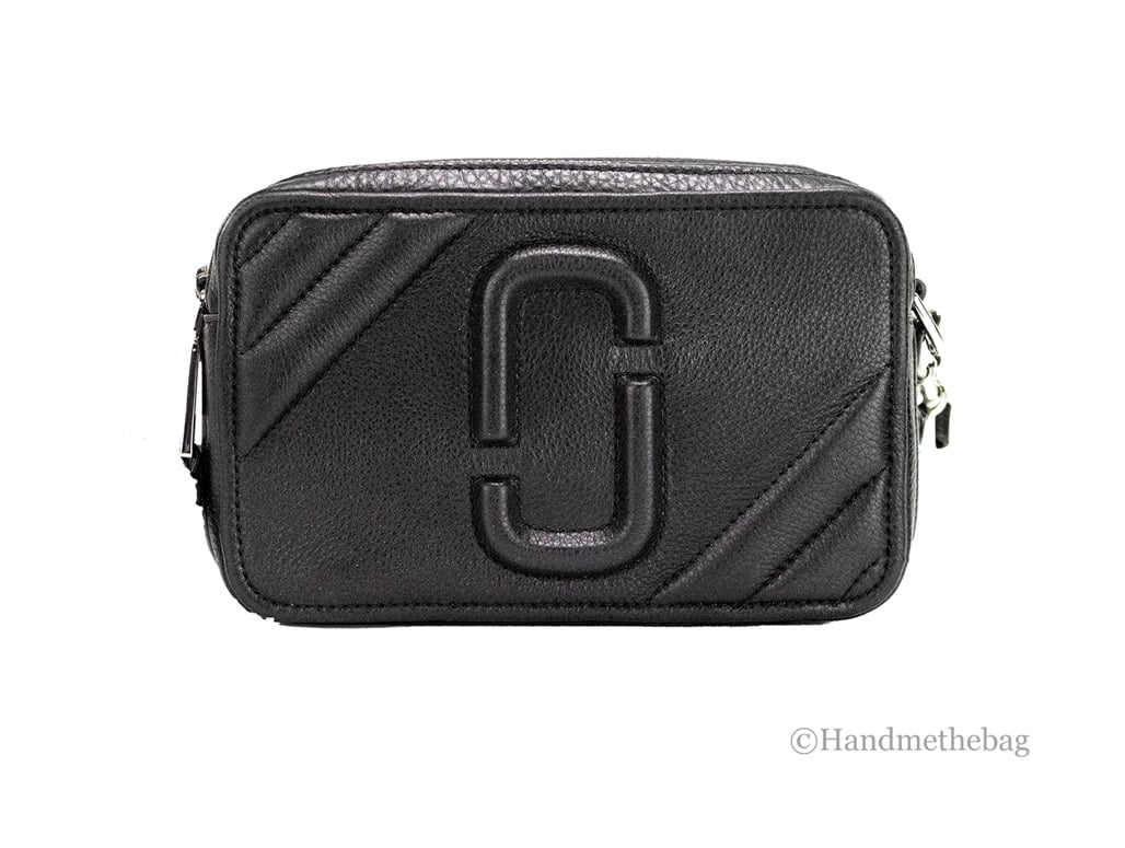 Marc Jacobs The Moto Shot 21 Black Leather Camera Bag - Walmart.com