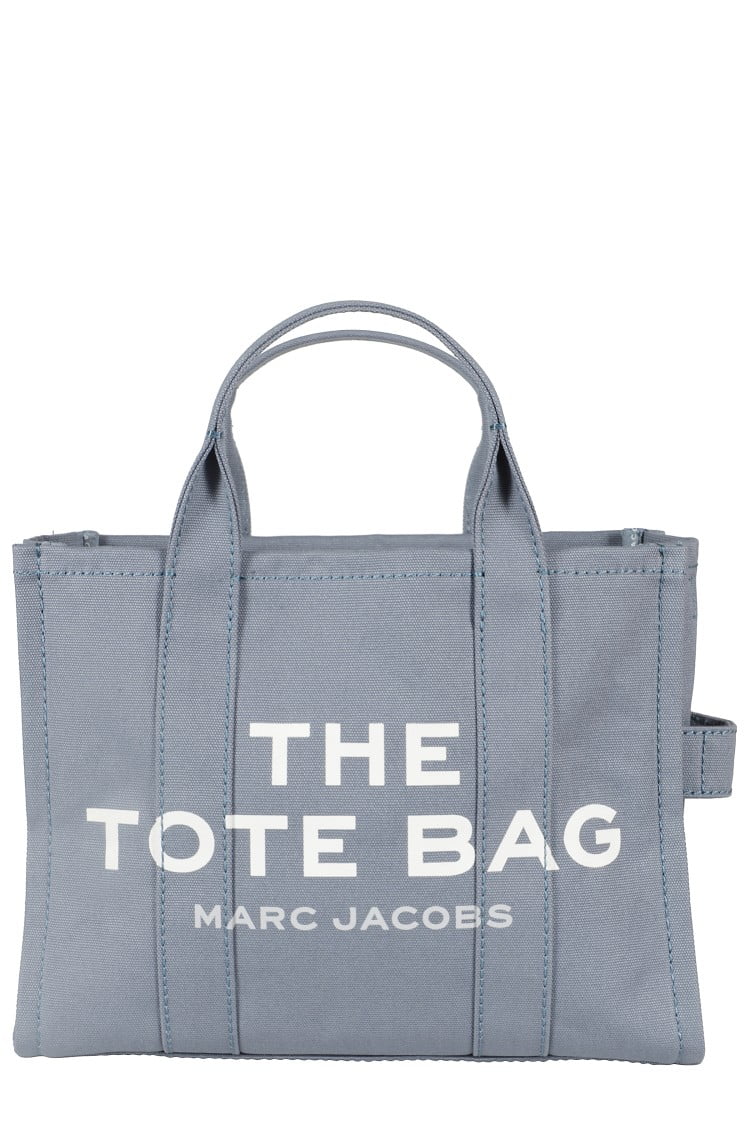 Marc Jacobs Women's Structured Canvas Tote Bag With Contrasting Strap ...