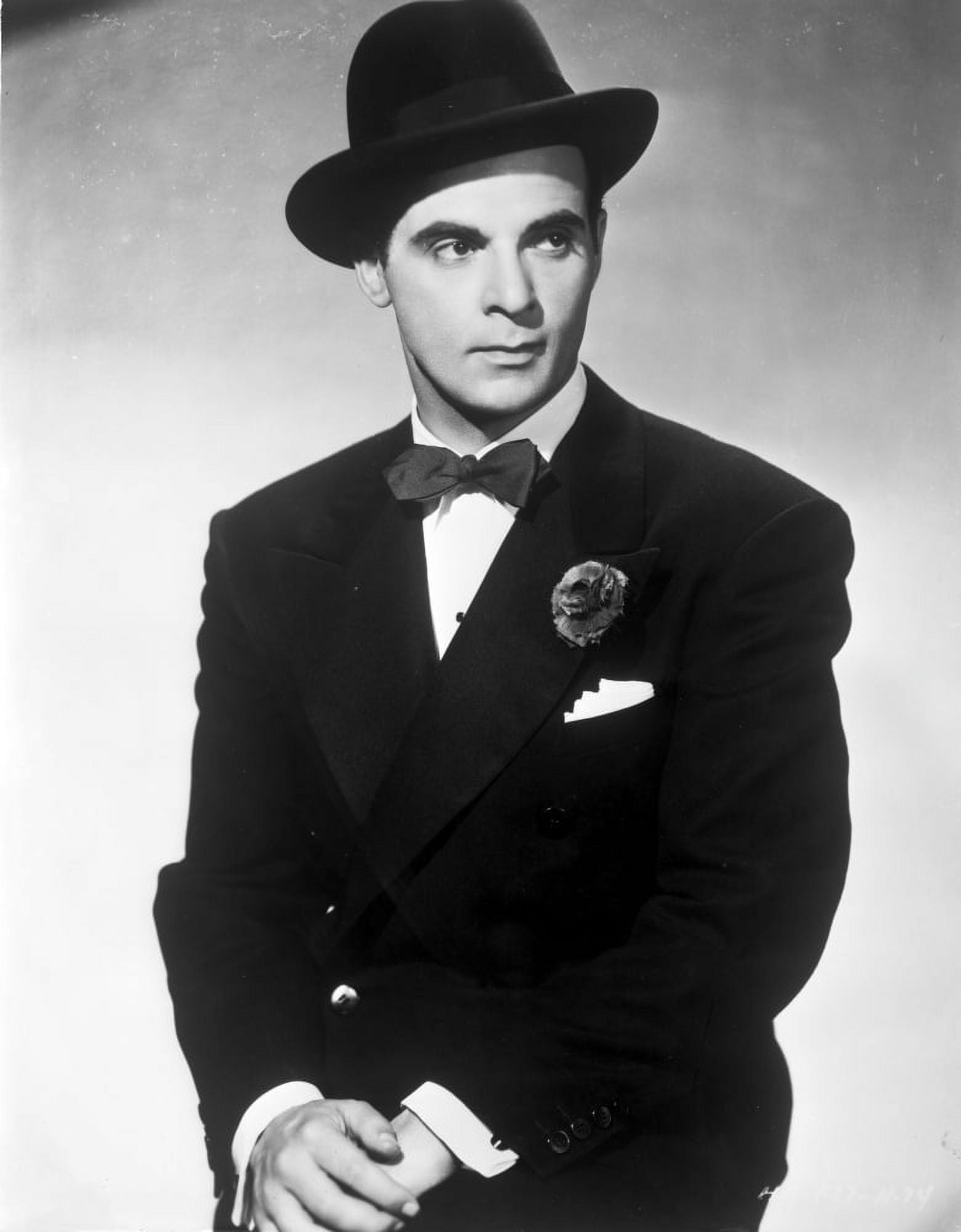 Marc Lawrence in Black Classic Portrait Photo Print (8 x 10) - Walmart.com