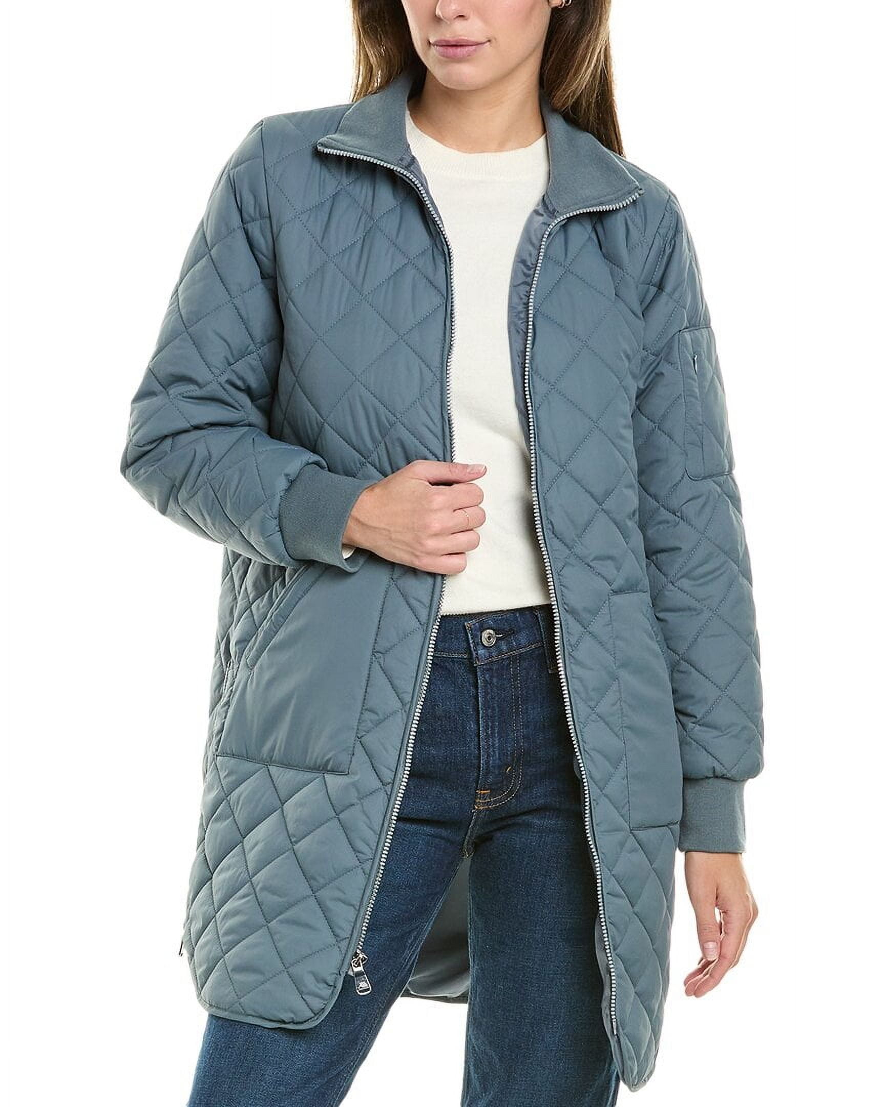 Marc New York womens Andrew Marc Quilted Longline Jacket, m - Walmart.com