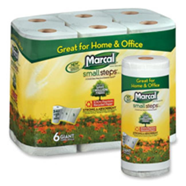 Marcal Paper Mills- Inc. MRC6181CT Paper Towels- 2-Ply- 140 Sheets-Roll ...