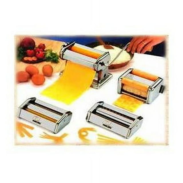 Marcato Atlas 4-Piece Set Pasta Set, Includes Atlas 150, Ravioli ...