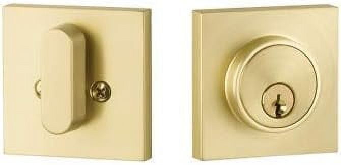 Marcel Single Cylinder Deadbolt - SC1 Keyway - YMRC32.US4 - Brass (US4 ...