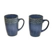 House 2 Home 4 Pc Ceramic Coffee Mug Set, 11 oz, Two Tone Design, Multi ...