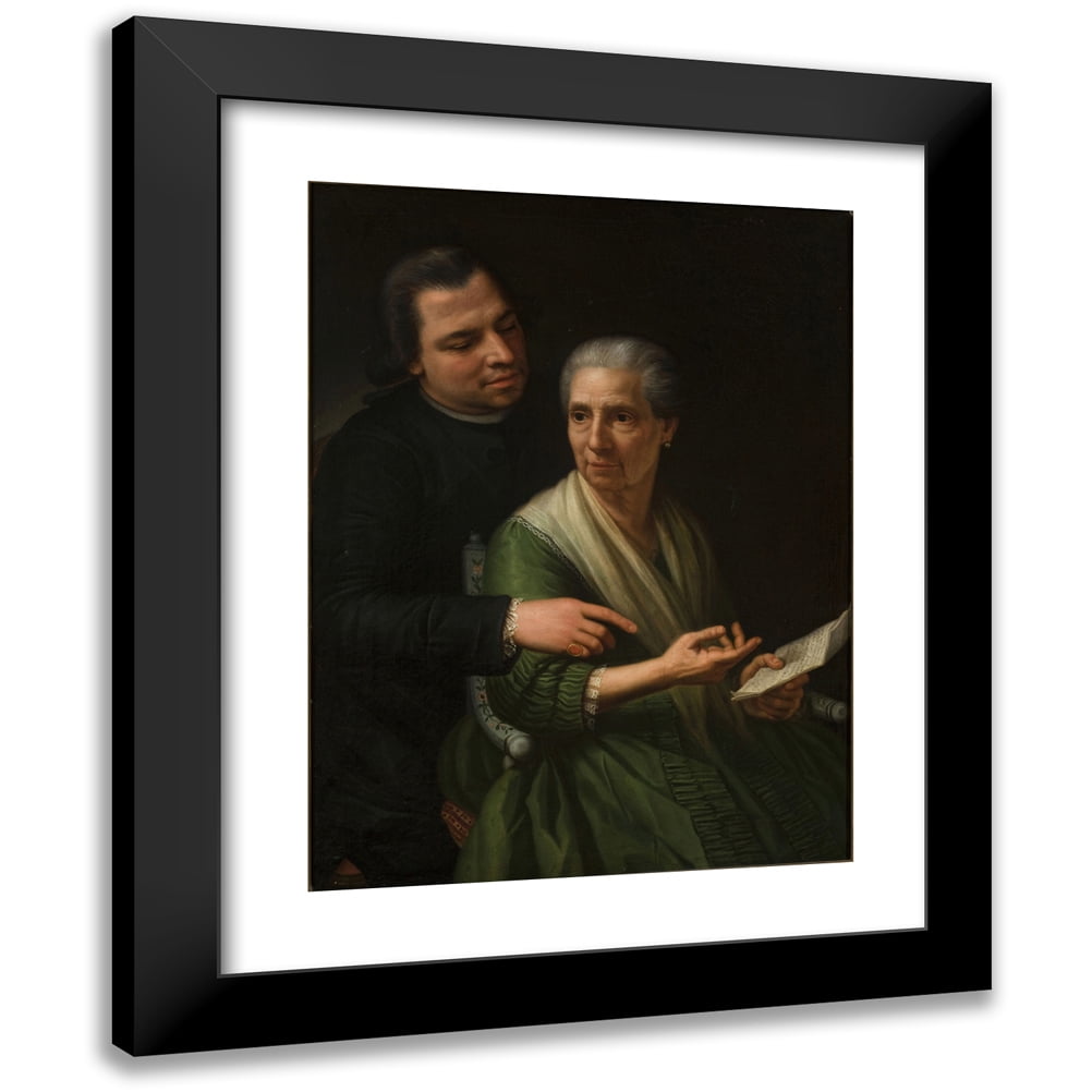 Marcello Bacciarelli 12x14 Black Modern Framed Museum Art Print Titled ...