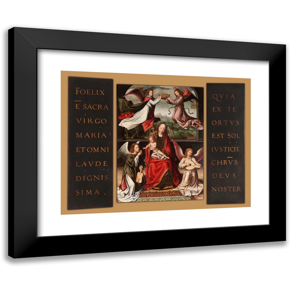 Marcellus Coffermans 18x15 Black Modern Framed Museum Art Print Titled - Triptych of the ...