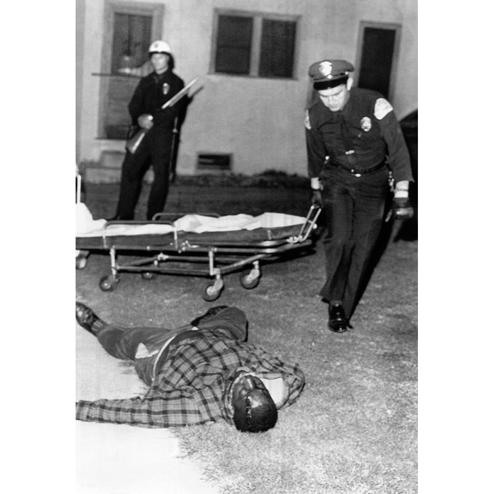March 1966 Watts Riot. A Sniper Killed Two In Watts Section Of Los ...