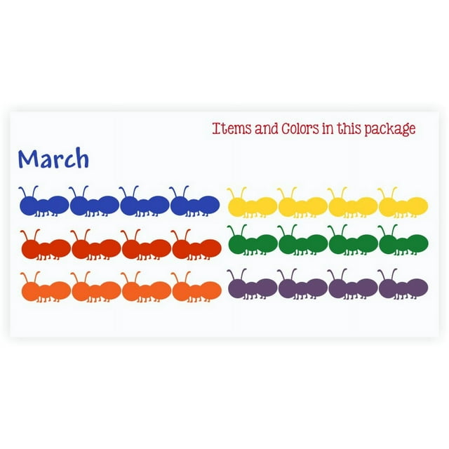 March Ants Vinyl Sticker Sensory Path Floor Decals School Hallway ...
