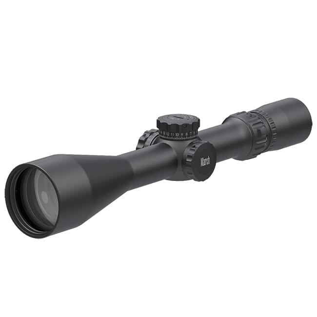 March Compact 2.5-25x52 Di-plex Reticle Riflescope, 1/4MOA, 52mm ...