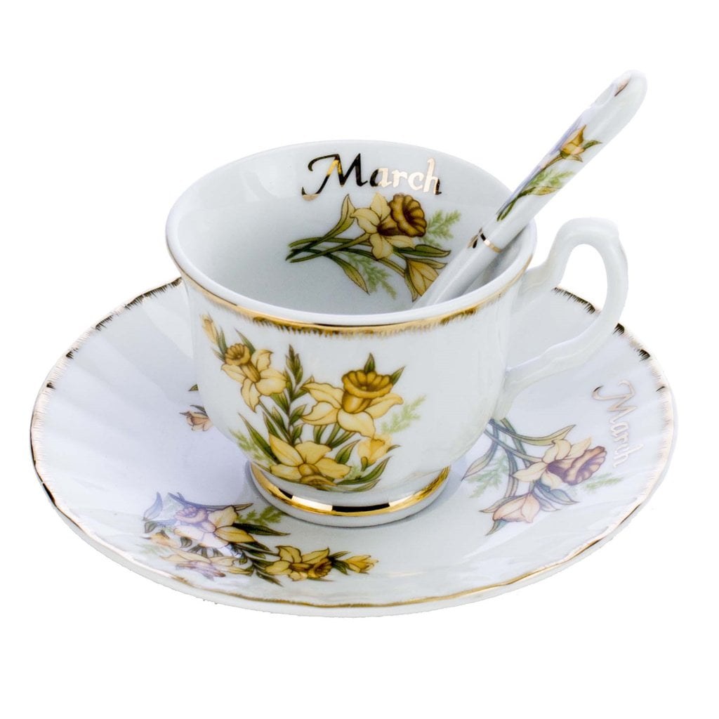 March Cup and Saucer Set - Walmart.com