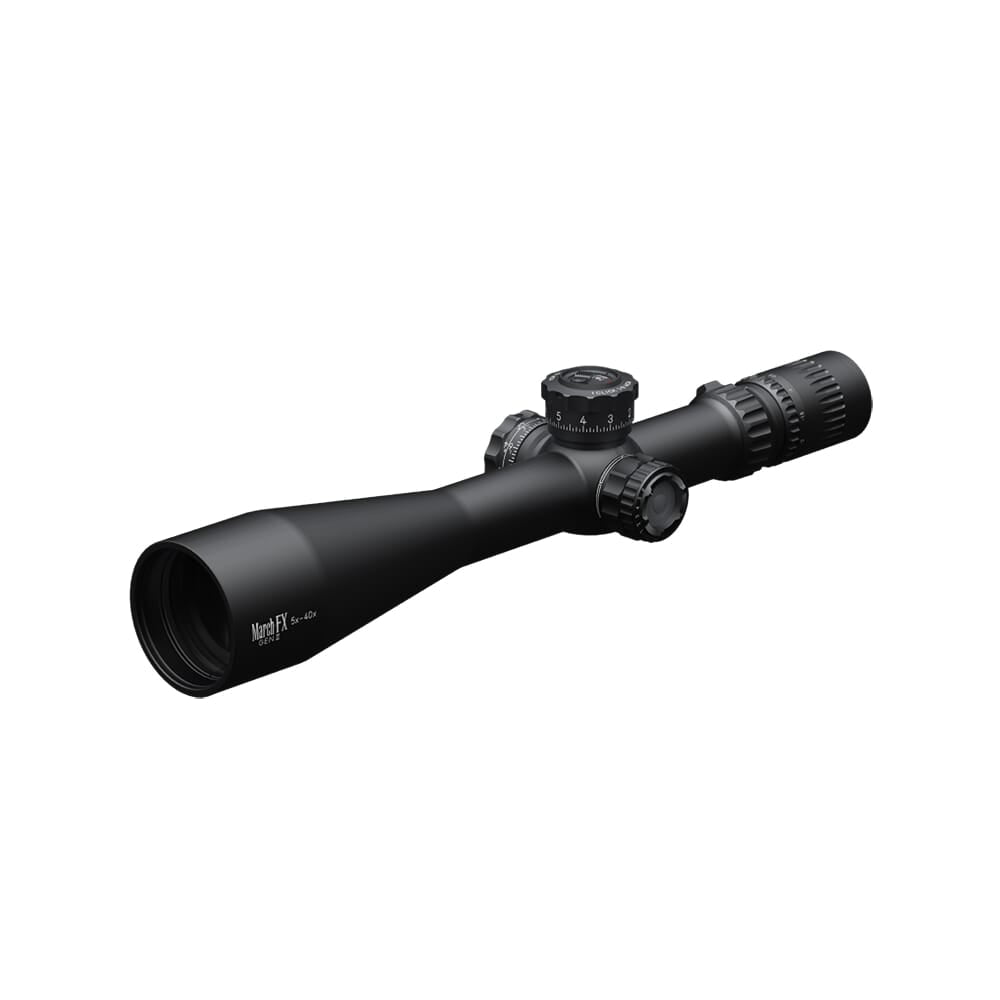 March FX Sporting Gen II 5-40x56mm Riflescope, FMA-1 Reticle, 1/8 MOA ...