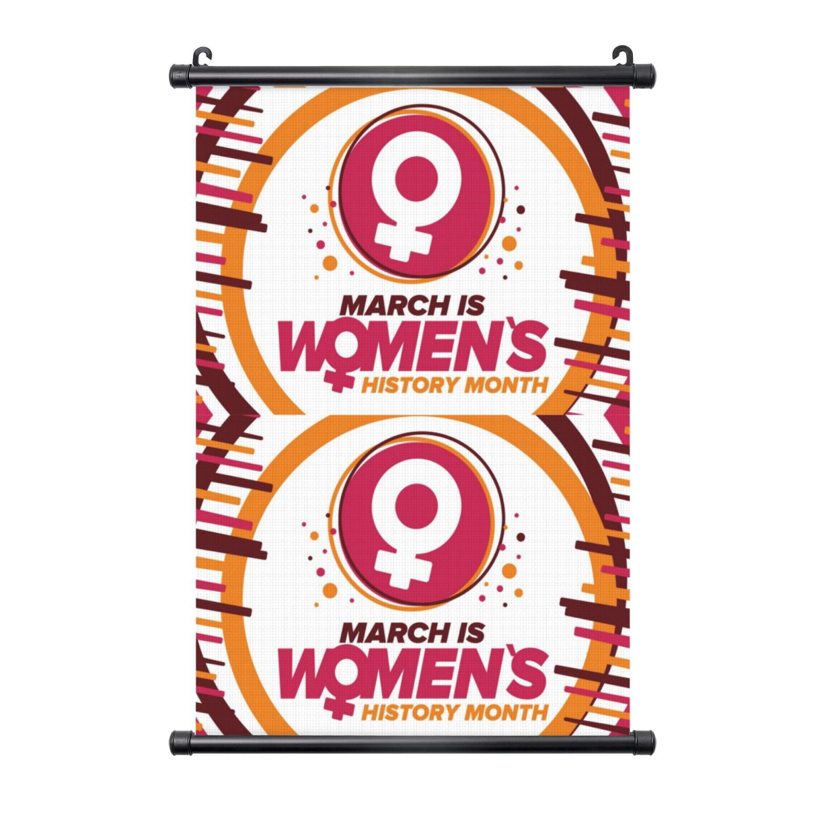 March Is Women'S Hi-story Month Poster Wall Art Banner Backdrop Prints ...