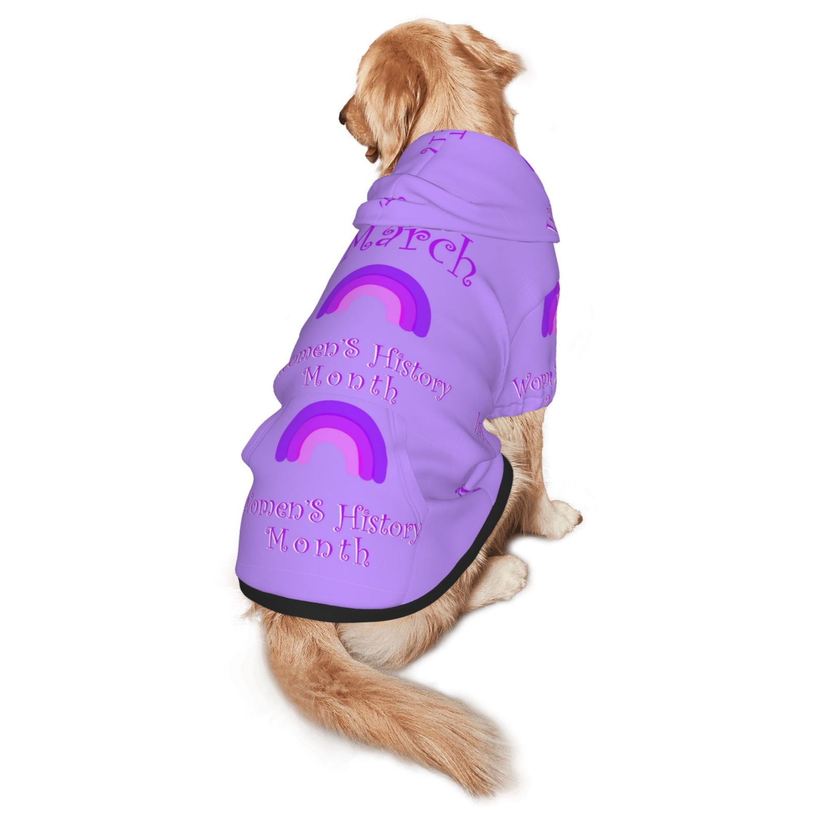 March Is Women'S His-tory Month Dog Costumes Puppy Hoodies Pullover ...