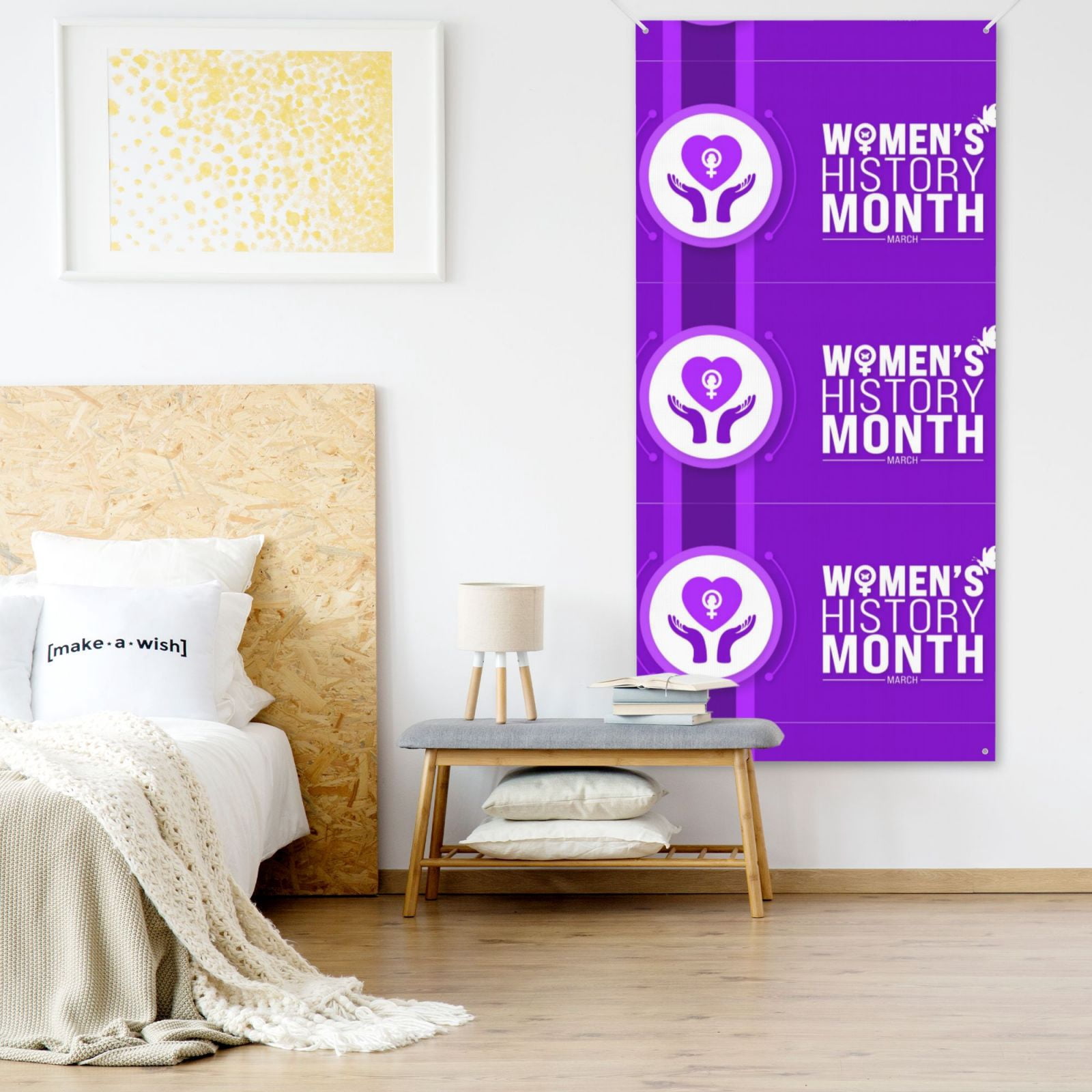 March Is Women'S History Month Door Cover Decoration Backdrop Banner ...