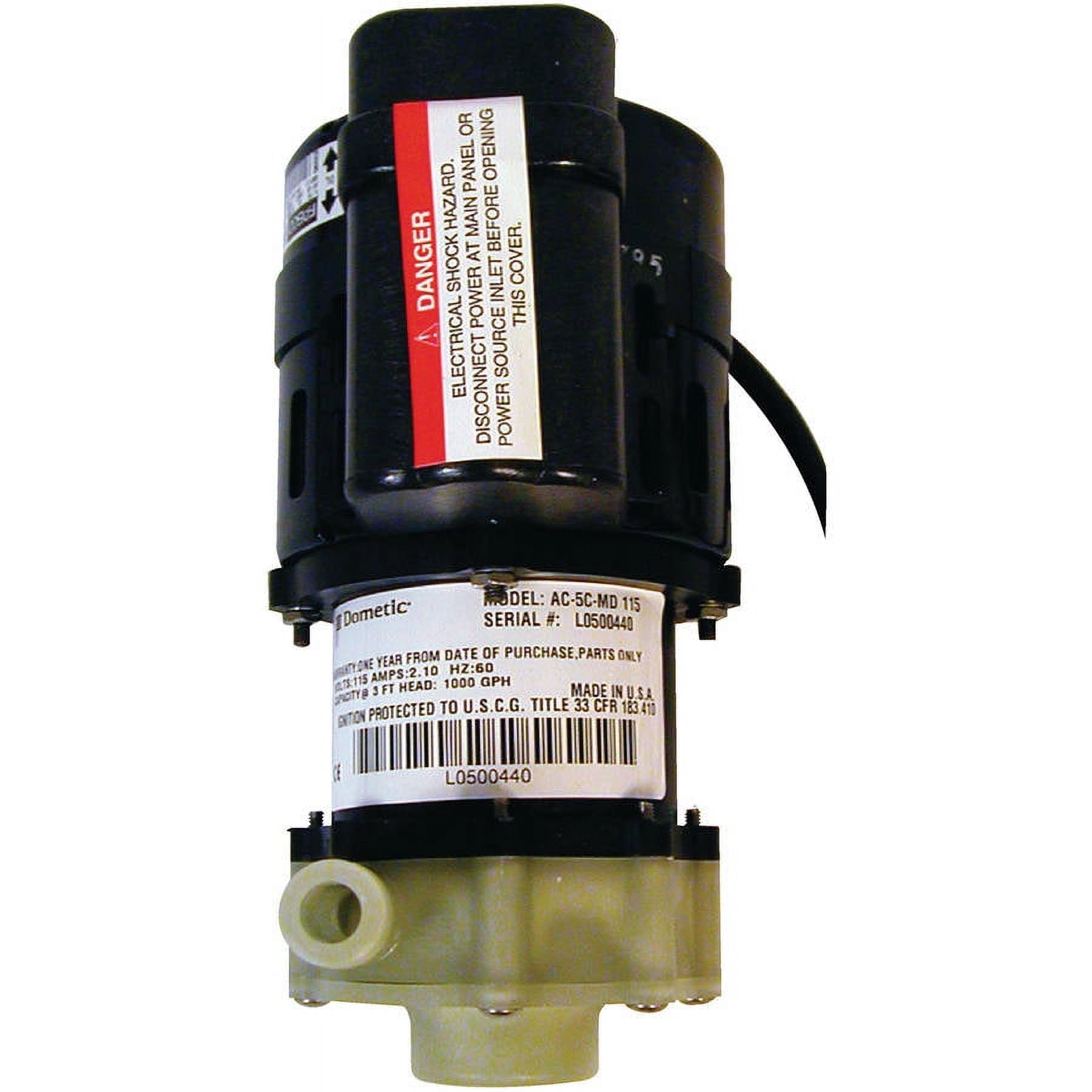 March Performance AC5CMD115 Air Conditioning Pump, 115V, Magnetic Drive ...