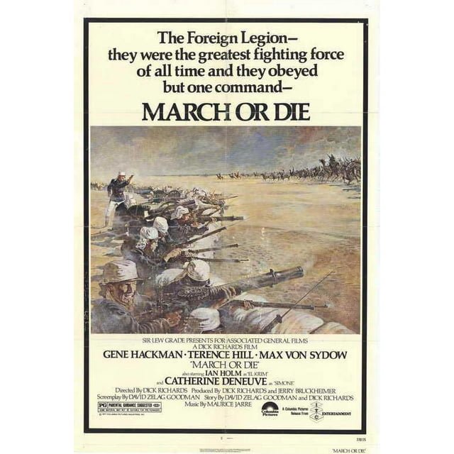 March or Die - movie POSTER (Style A) (27" x 40") (1977) - Walmart.com