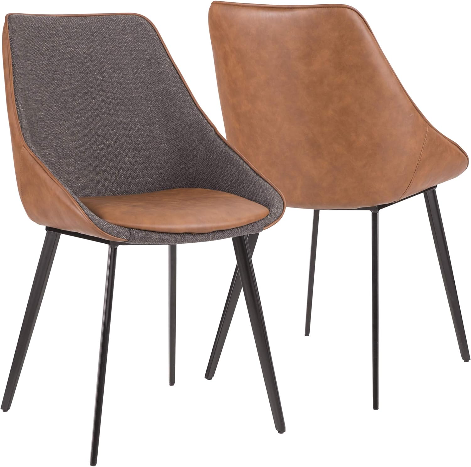 Marche Two-Tone Chair, Upholstered Dining Chairs, Contemporary Dining ...