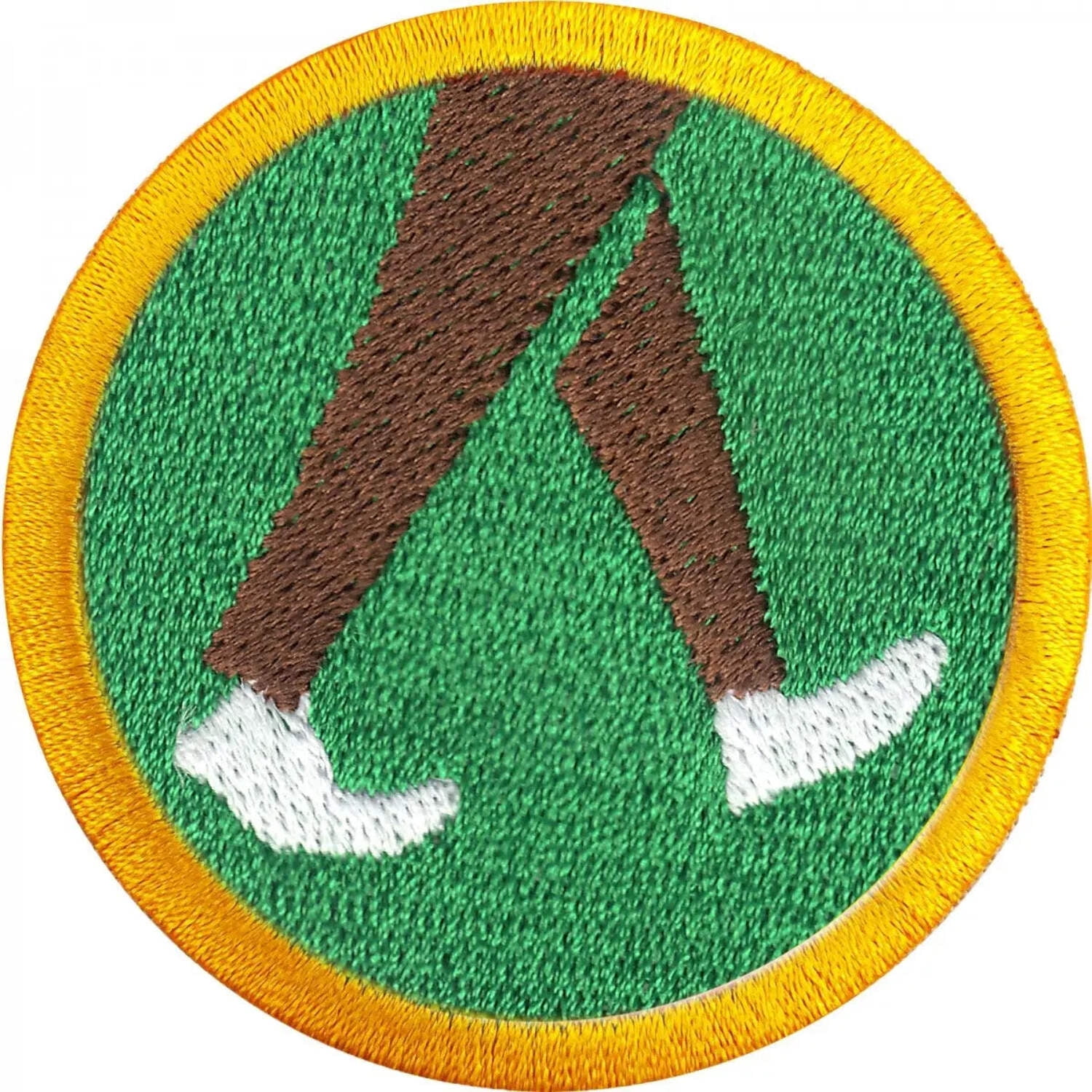 Marching Wilderness Scout Merit Badge Iron on Patch - Walmart.com