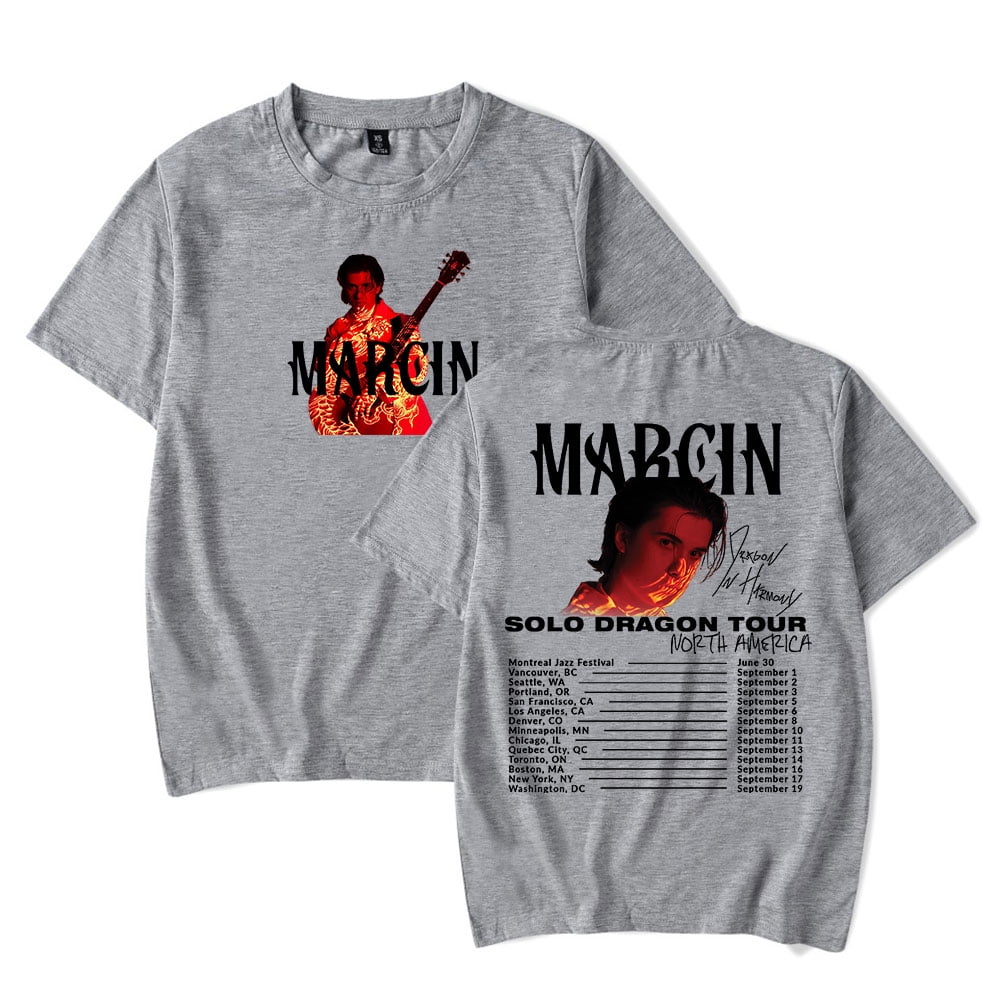 Marcin Patrzalek Solo Dragon Tour T-Shirts Merch Unisex Fashion Short ...