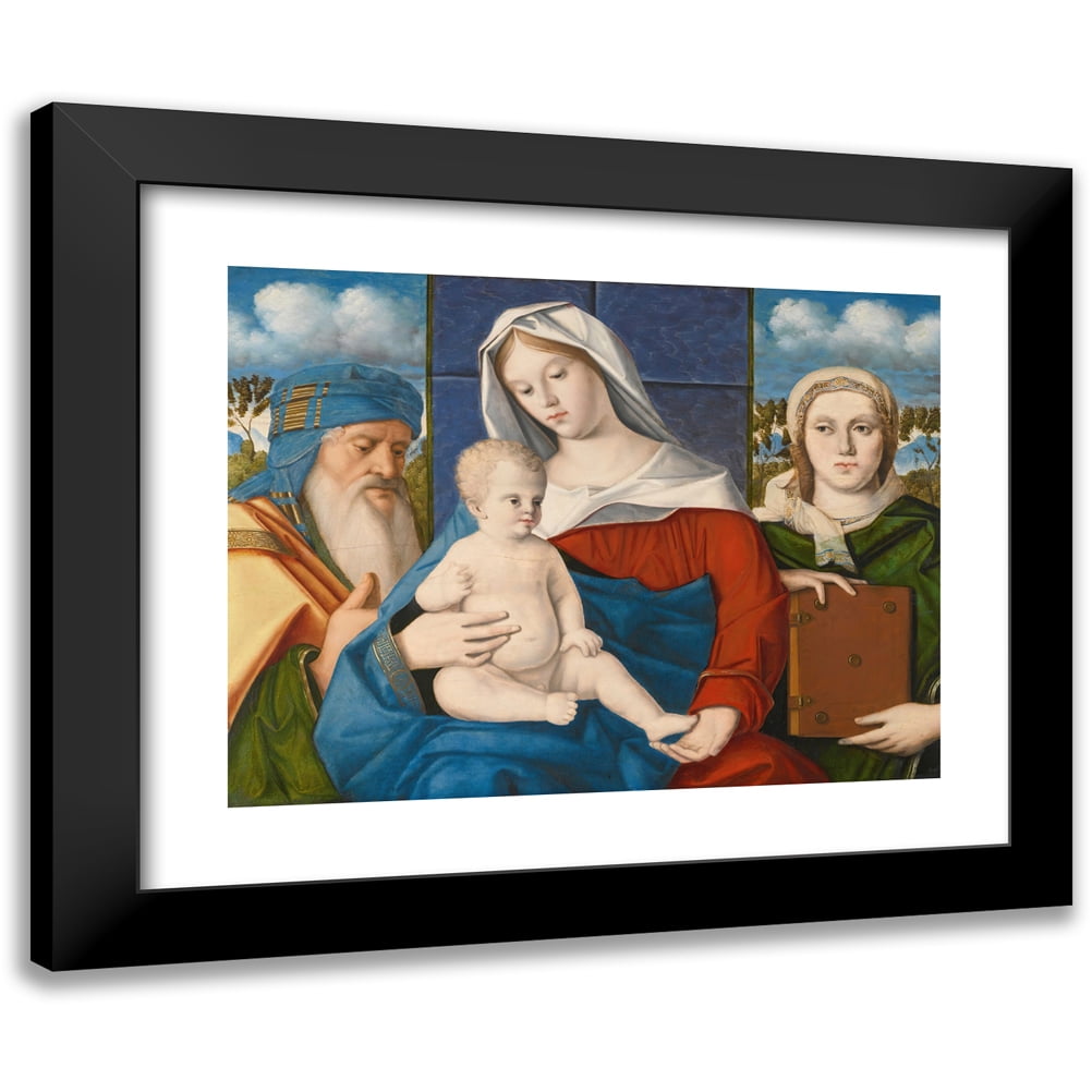 Marco Bello 14x12 Black Modern Framed Museum Art Print Titled - A Sacra ...
