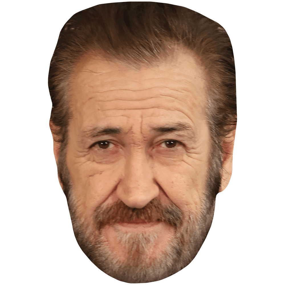 Marco Giallini (Beard) Celebrity Mask, Flat Card Face, Fancy Dress Mask ...