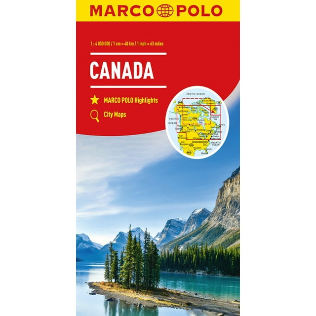 Marco Polo Maps: Canada Marco Polo Map (Sheet map, folded) - Walmart.com
