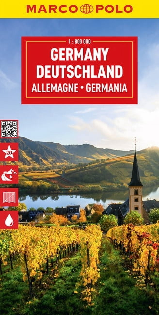 Marco Polo Maps Germany Marco Polo Map, (Paperback) - Walmart.com
