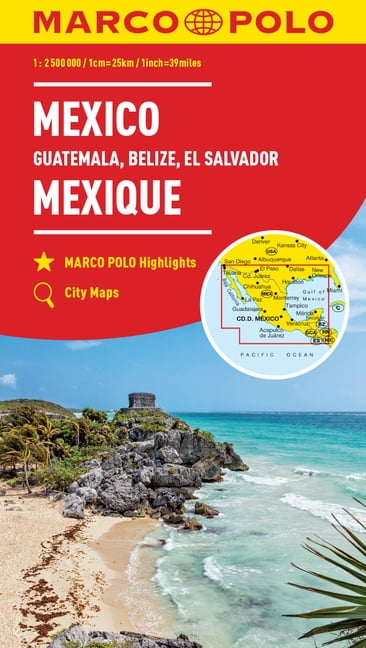 Marco Polo Maps Mexico Marco Polo Map, (Paperback) - Walmart.com