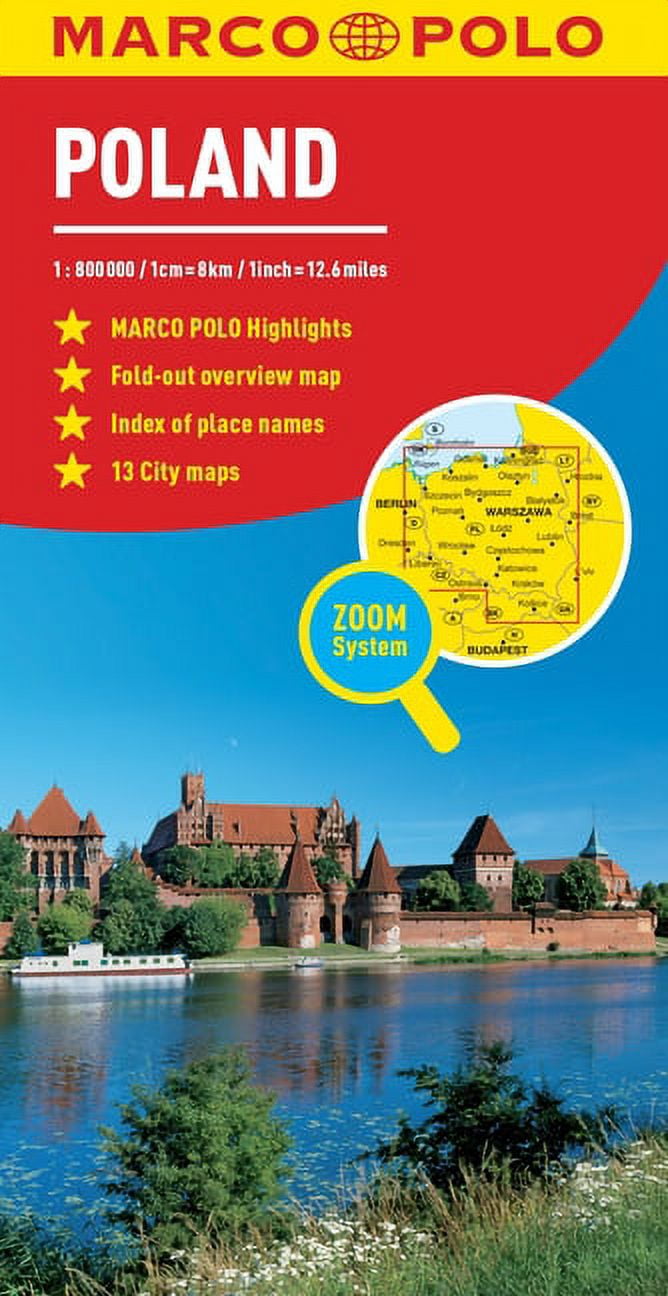 Marco Polo Maps: Poland Marco Polo Map (Sheet map, folded) - Walmart.com